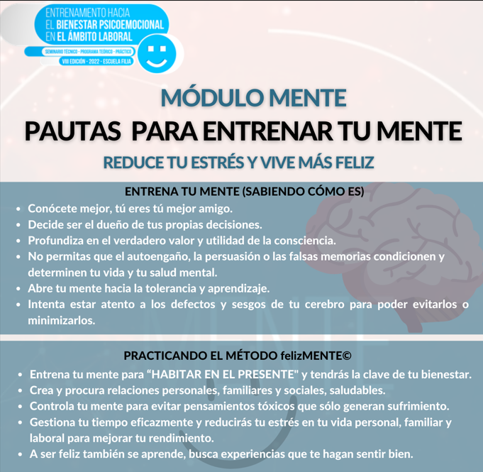 Cartel De Amat Sobre Pautas Para Entrenar La Mente Y Reducir El Estrés